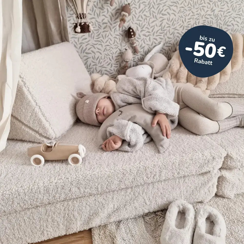 Funzy - das unendlich modulare Spielsofa für Kinder
